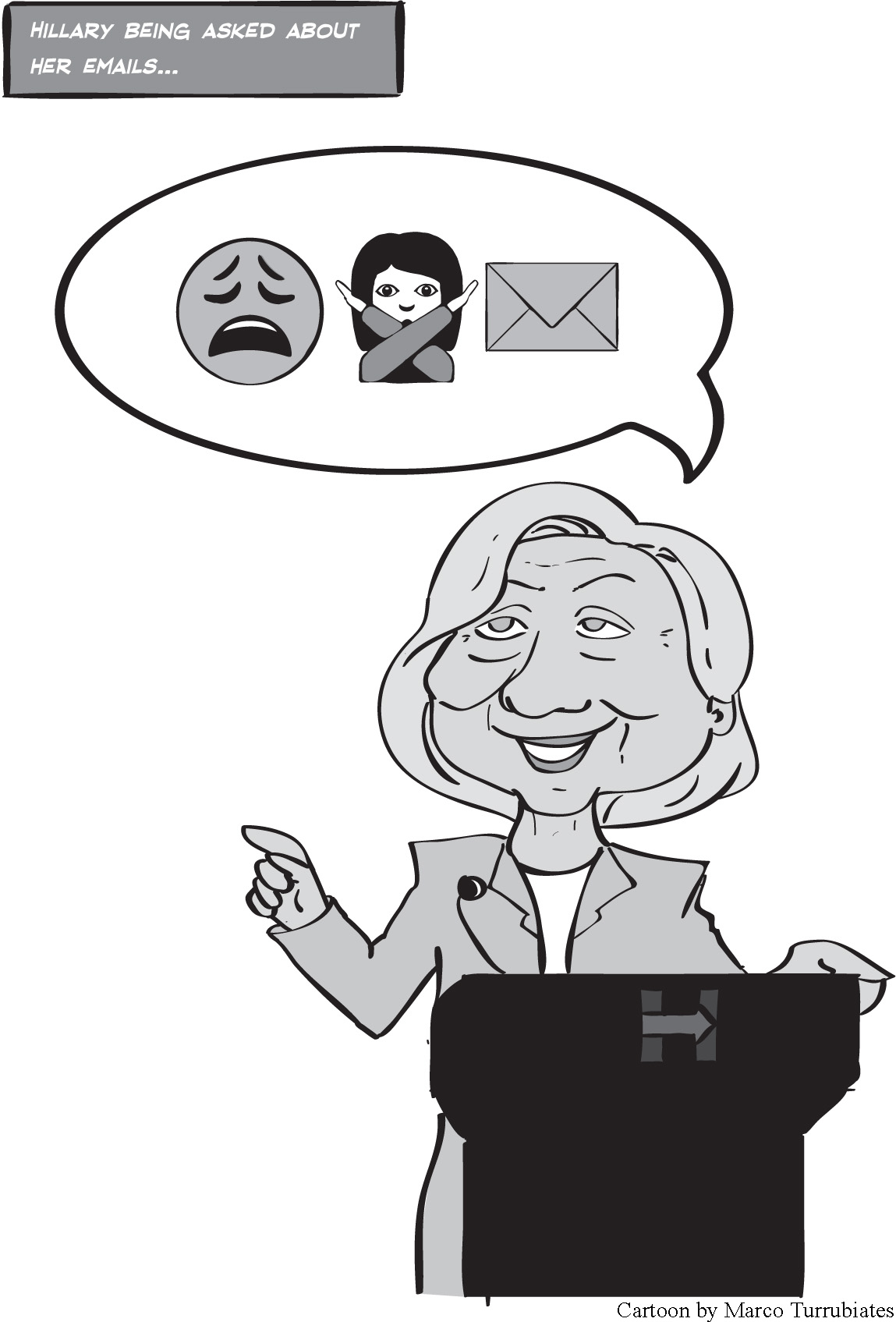 Hillaryemojicartoon - The Lasso