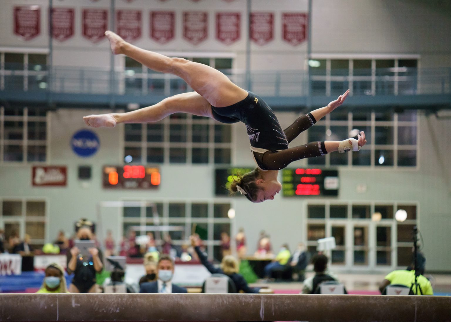 Gymnastics takes second at home tri-meet - The Lasso