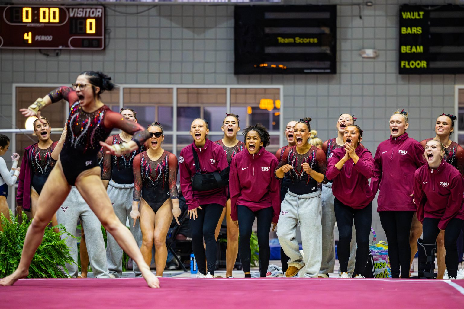 TWU gymnastics opens season with early success - The Lasso